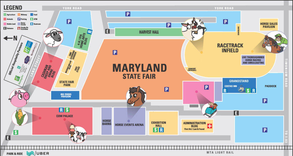 Directions & Parking | Maryland State Fair